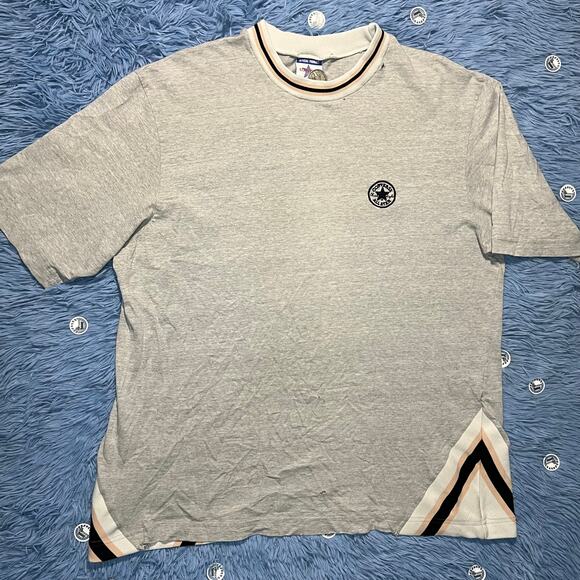 Converse | Shirts | Vintage Converse Striped Logo Shirt Size Xl Mens ...